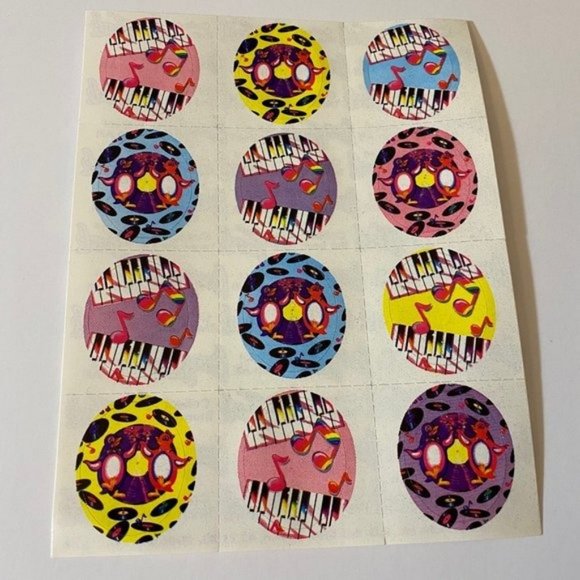 Lisa Frank | Accessories | Vintage Lisa Frank Sticker Sheet S16 | Poshmark